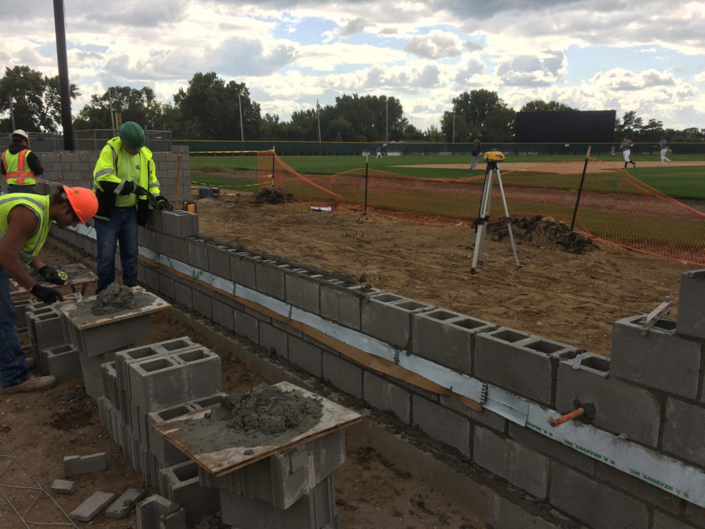 MSU Dugouts - Block - Brennan Construction - Brennan Properties